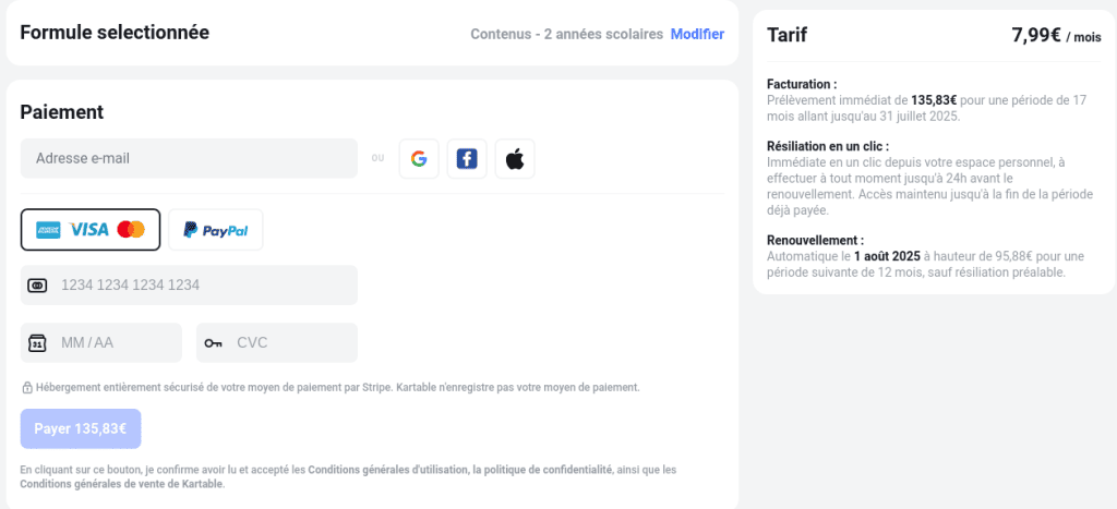 Avis Kartable - Aide aux devoirs en ligne - Tout Étudiant